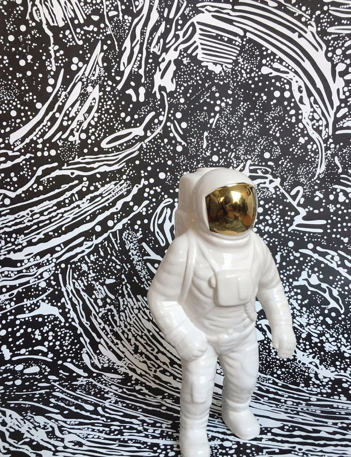 Cosmic Splash Designer Wallpaper by Aimée Wilder. Made in the USA.