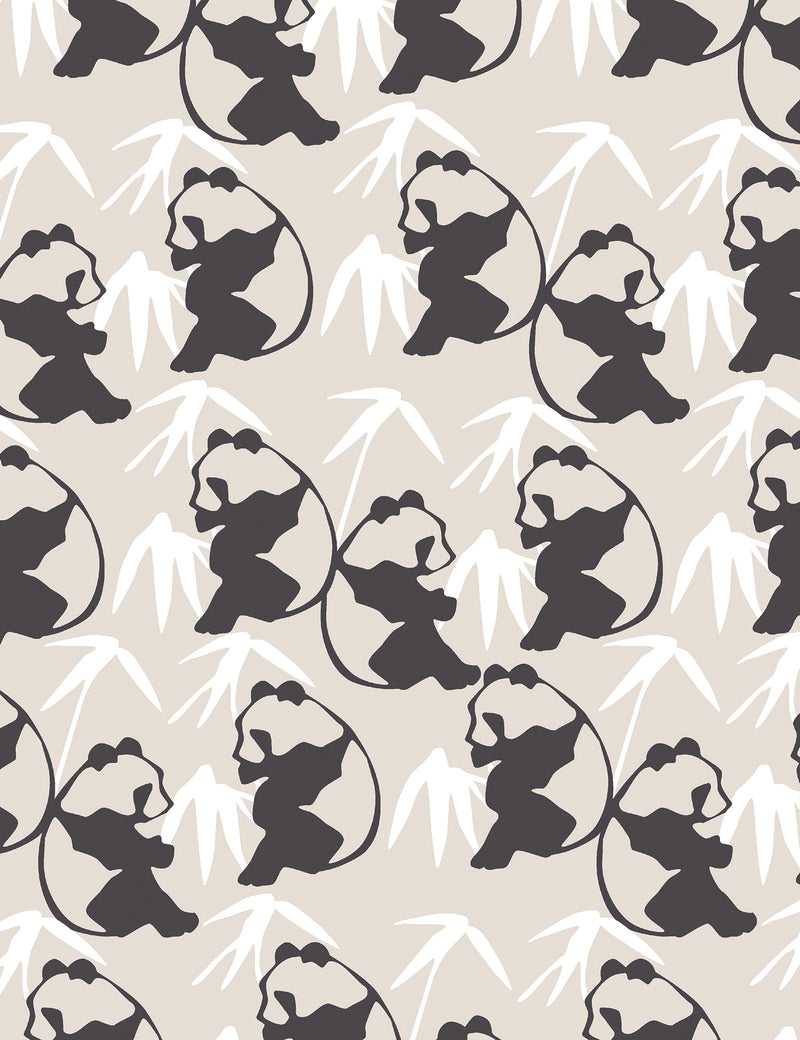 Panda Designer Wallpaper by Aimée Wilder. Made in the USA.