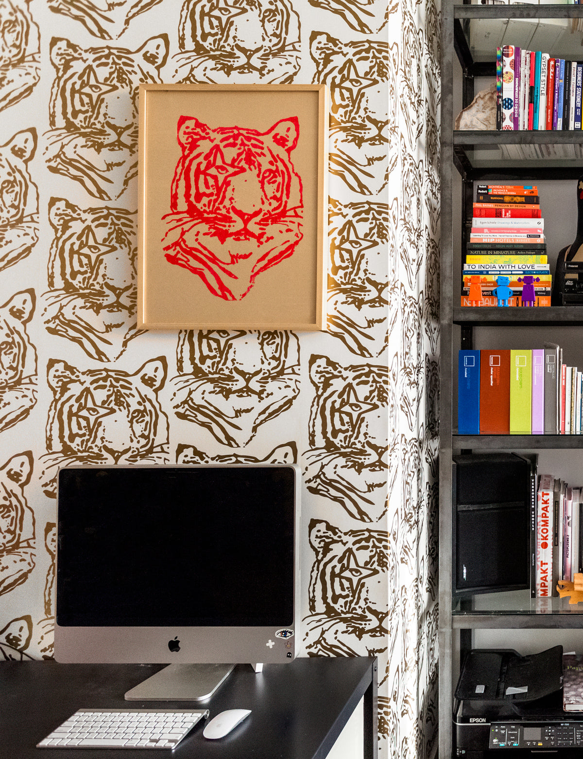 Star Tiger Designer Wallpaper by Aimée Wilder and Ivana Helsinki