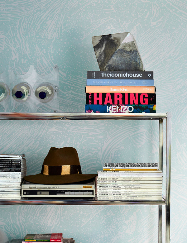 Cosmic Splash Designer Wallpaper by Aimée Wilder. Made in the USA.