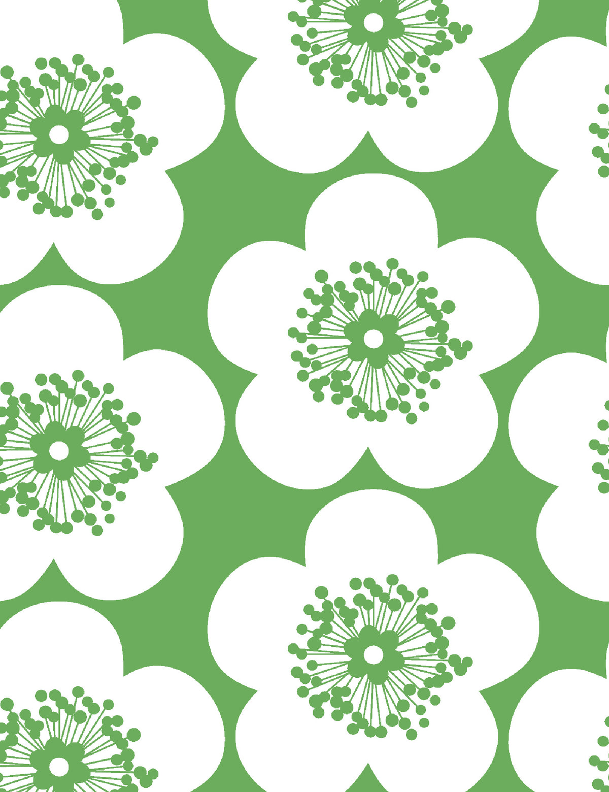 Pop Floral Designer Wallpaper by Aimée Wilder. Made in the USA.